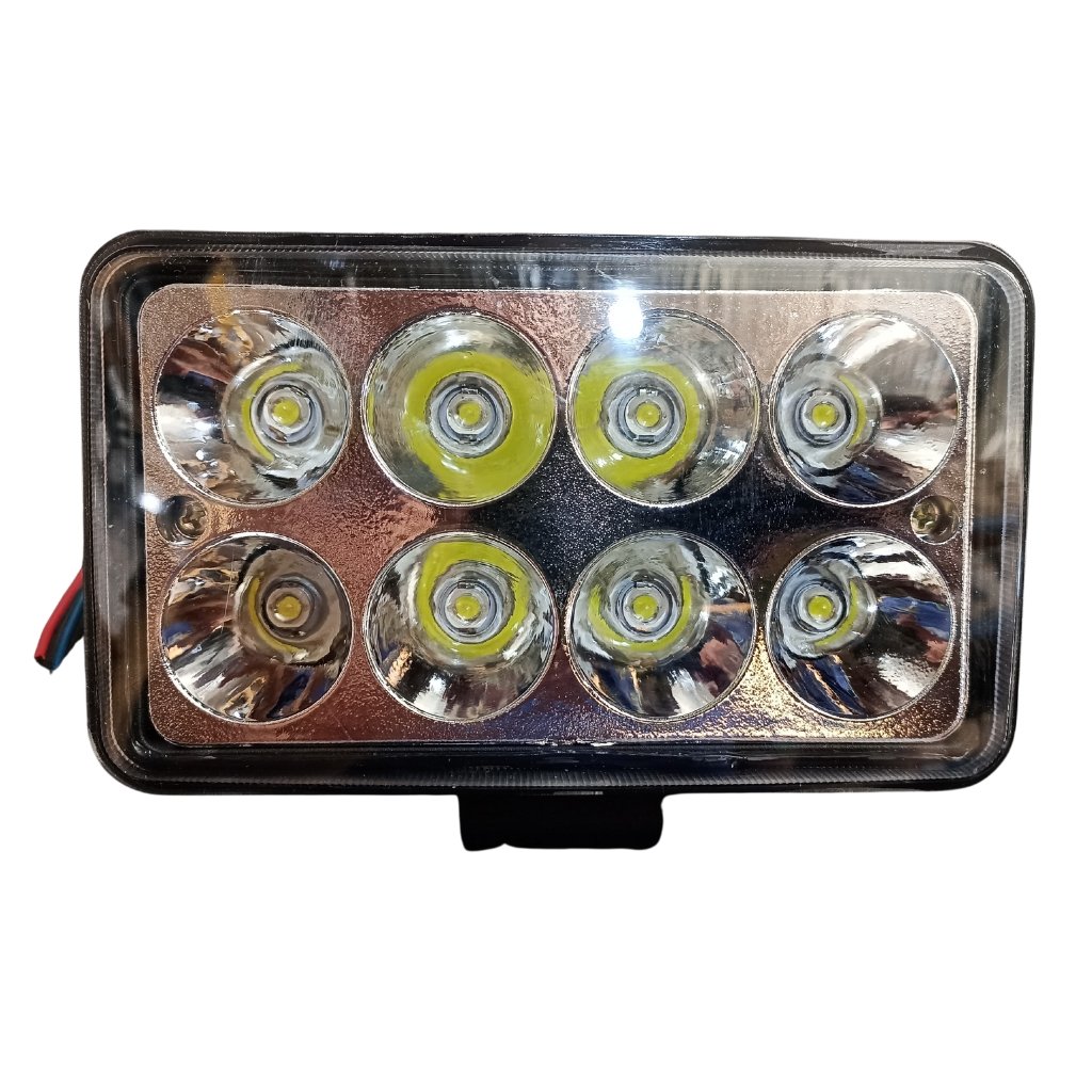 Farol Led Retangular 24W - 8 LEDs